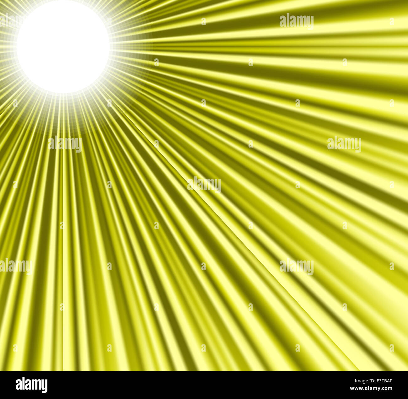 Bright sunrise vector background for your summer vacation Stock Photo ...