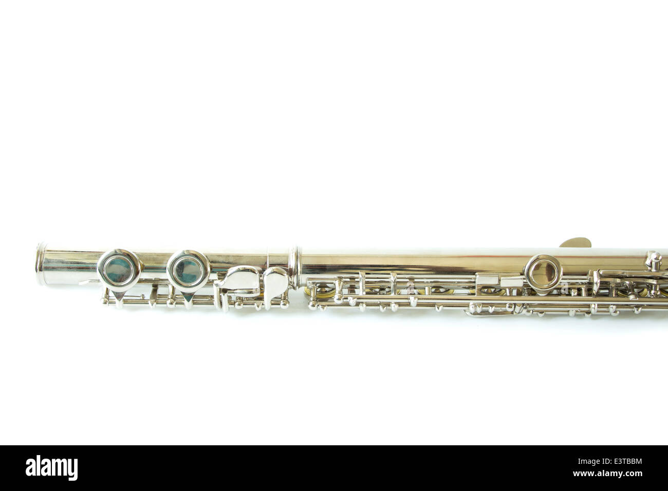Flute isolate on white background Stock Photo - Alamy