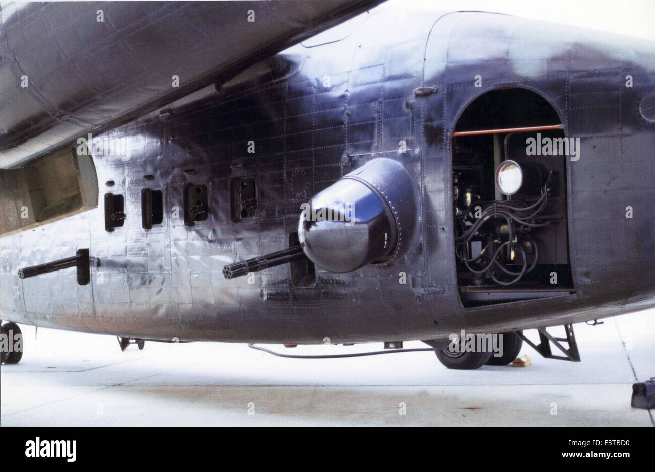 Fairchild AC-119K, 52-5910, 1st SOW, Andrews AFB, Sep72, Stephan Miller ...