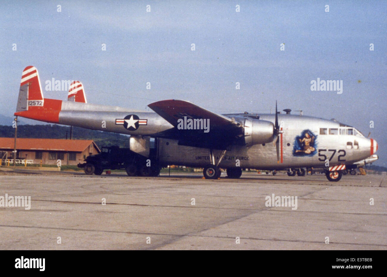 The Fairchild C-119C, registered 51-2572, was a military transport ...