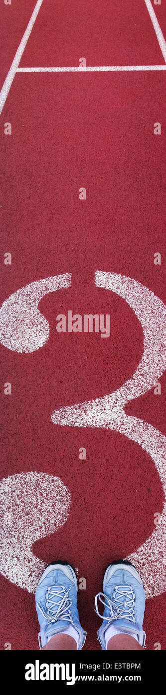 Red tennis shoes hi-res stock photography and images - Alamy