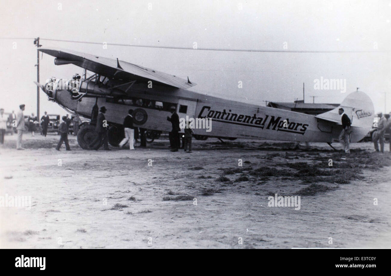 The Fokker Trimotor, one of the first all-metal, three-engine aircraft ...