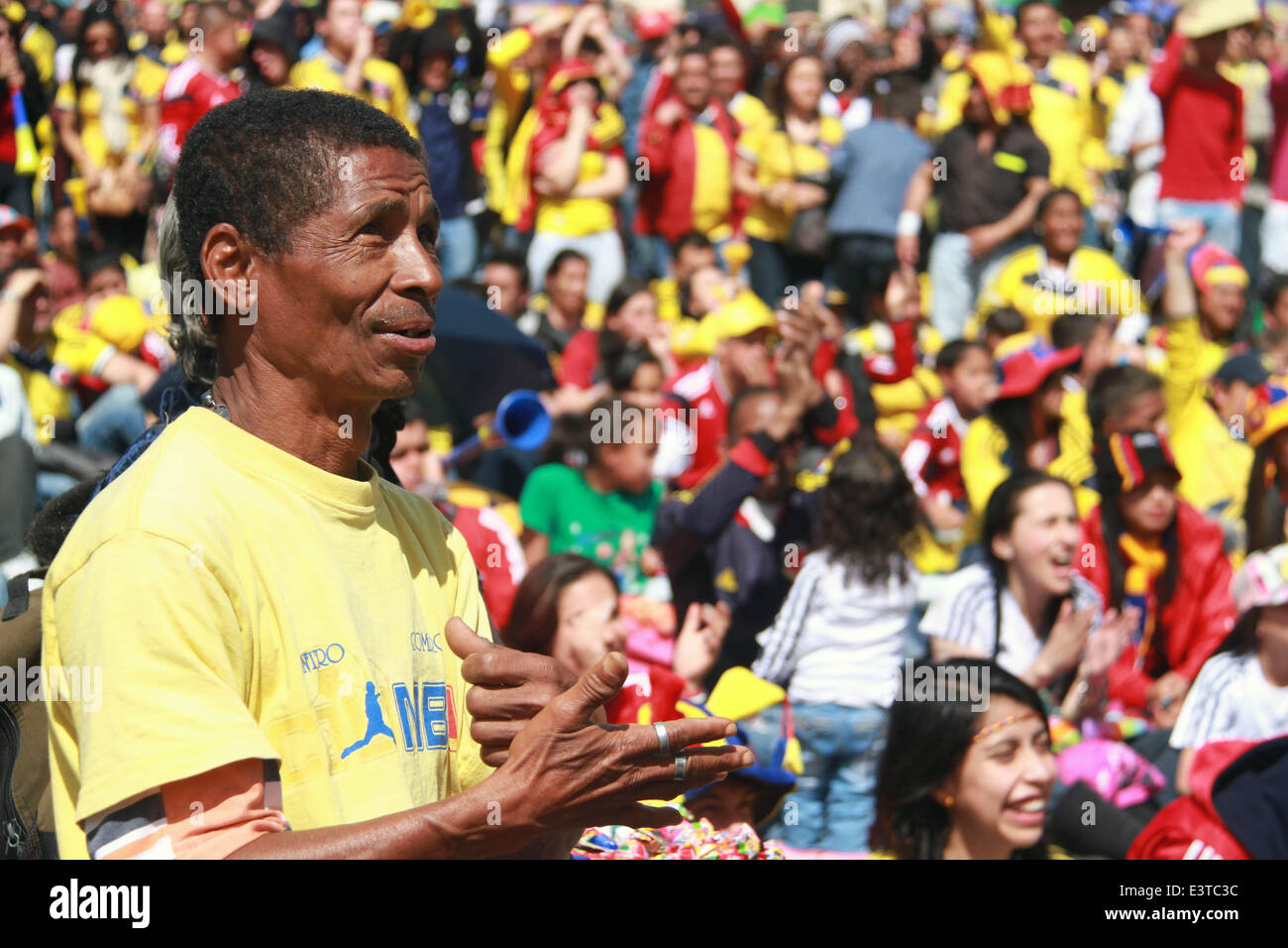 World cup colombians hi-res stock photography and images - Alamy