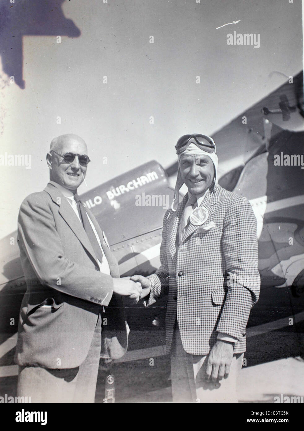 This image features Frank Fuller (left) and Milo Burcham (right), both ...