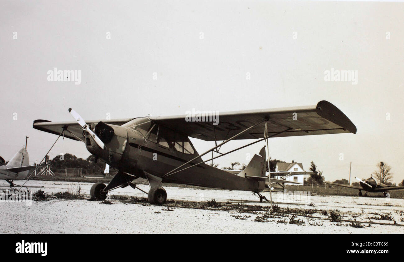 The Piper J-5 was a light, single-engine aircraft popular for training ...