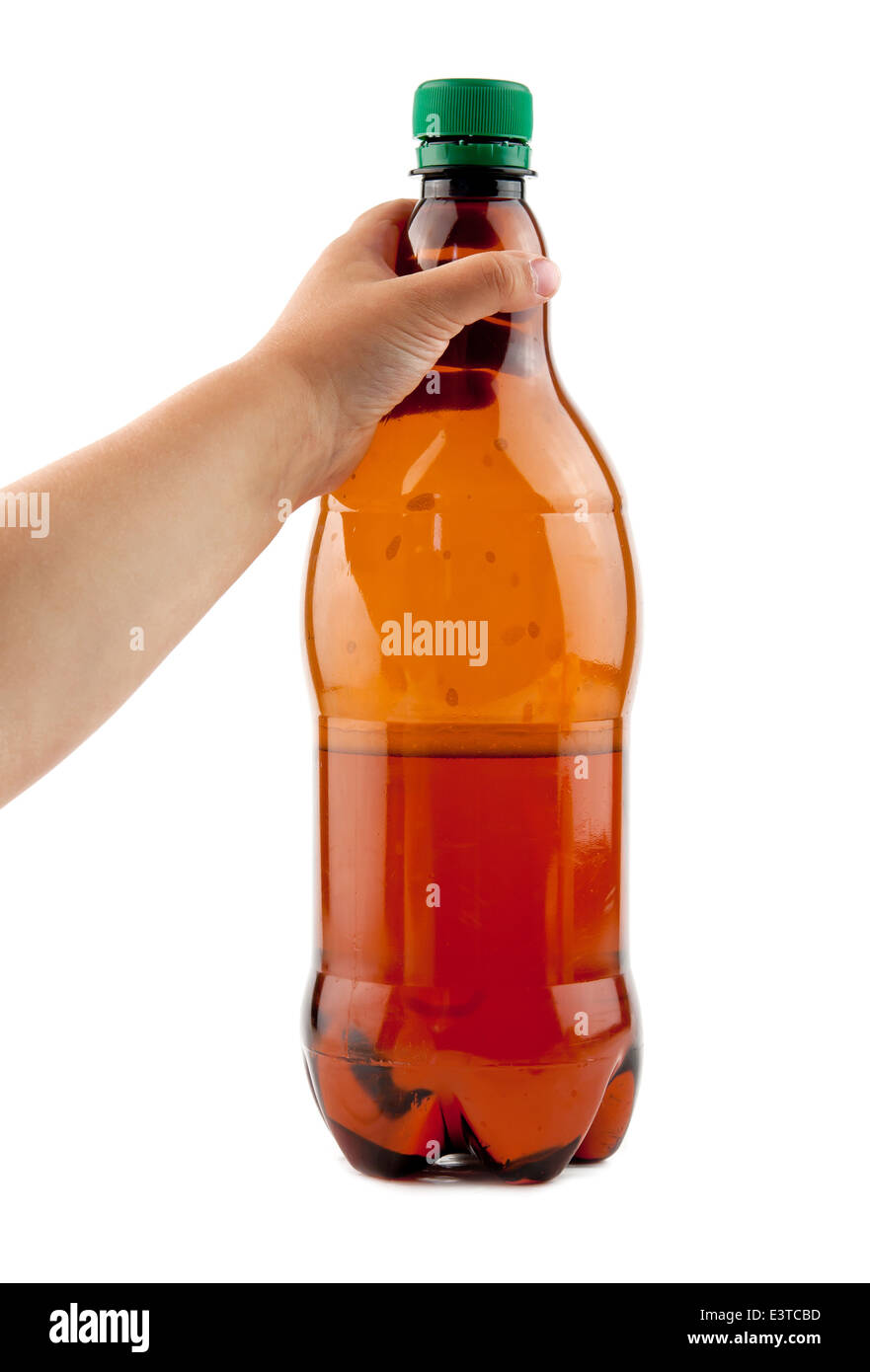 hand holding beer bottle studio cutout Stock Photo - Alamy