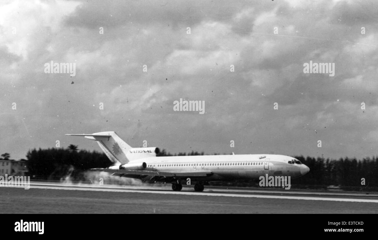 The Boeing 727-200, operated by National Airlines, was a trijet ...