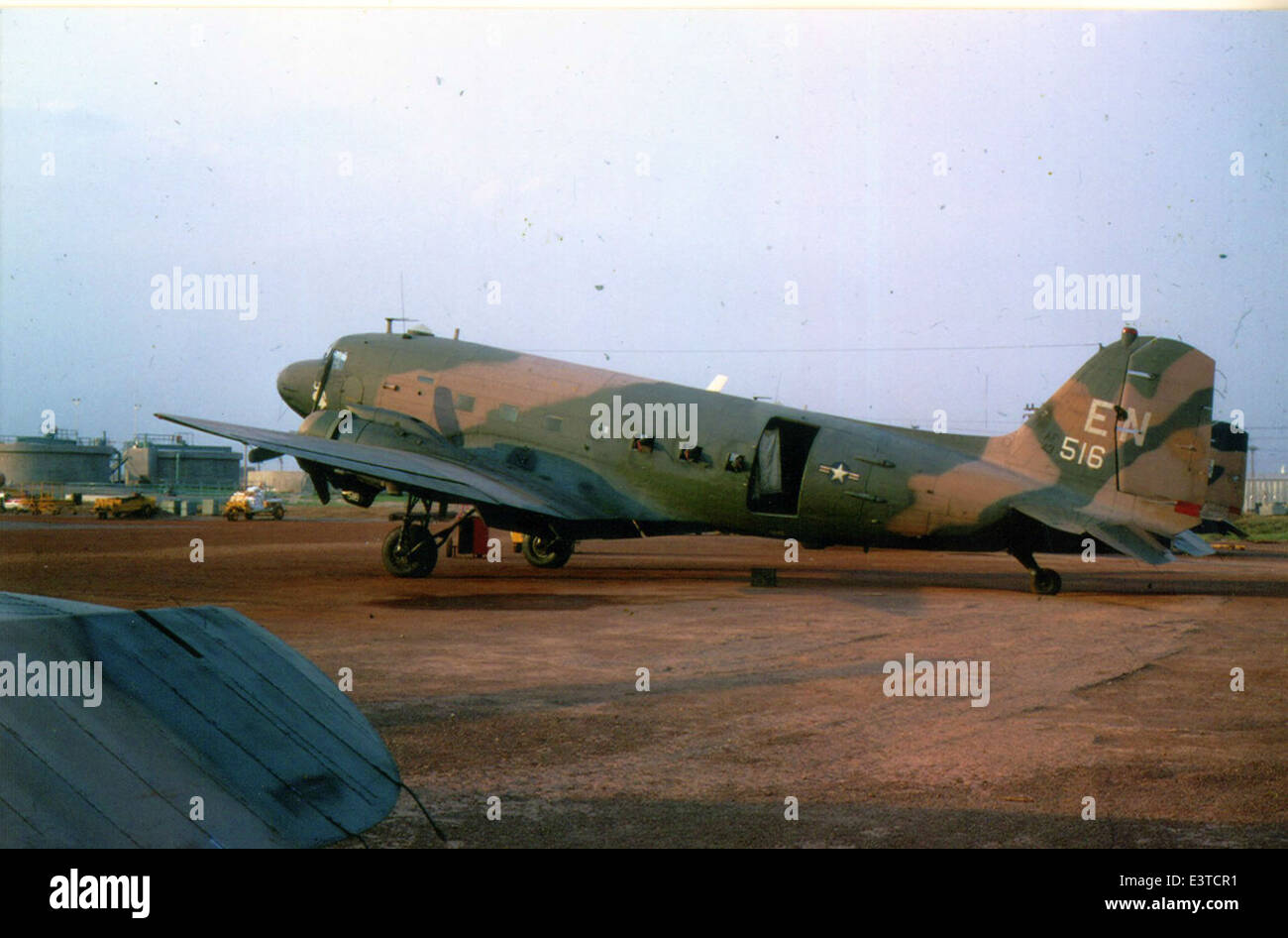 The Douglas AC-47D, aircraft 43-49516, was part of the U.S. Air Force's ...