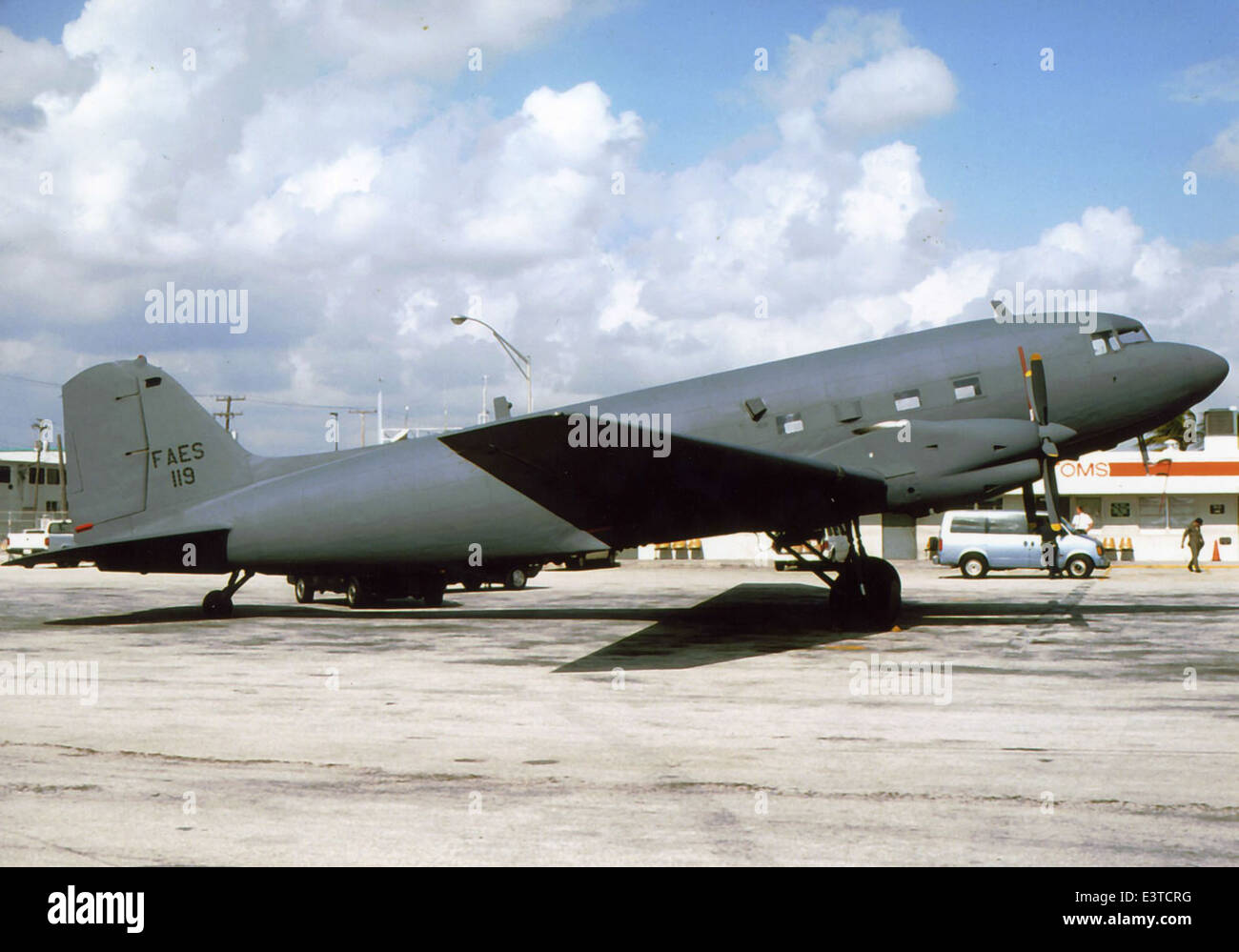 The Douglas AC-47D, a modified version of the C-47, was used in combat ...