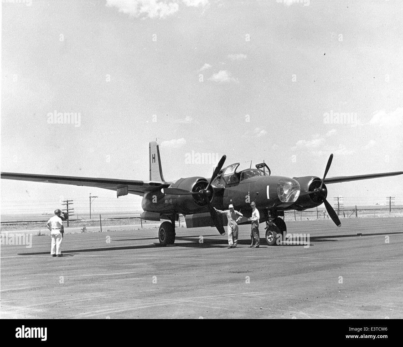 The Douglas JD-1, seen here in Amarillo, TX on June 22, 1952, was a U.S ...