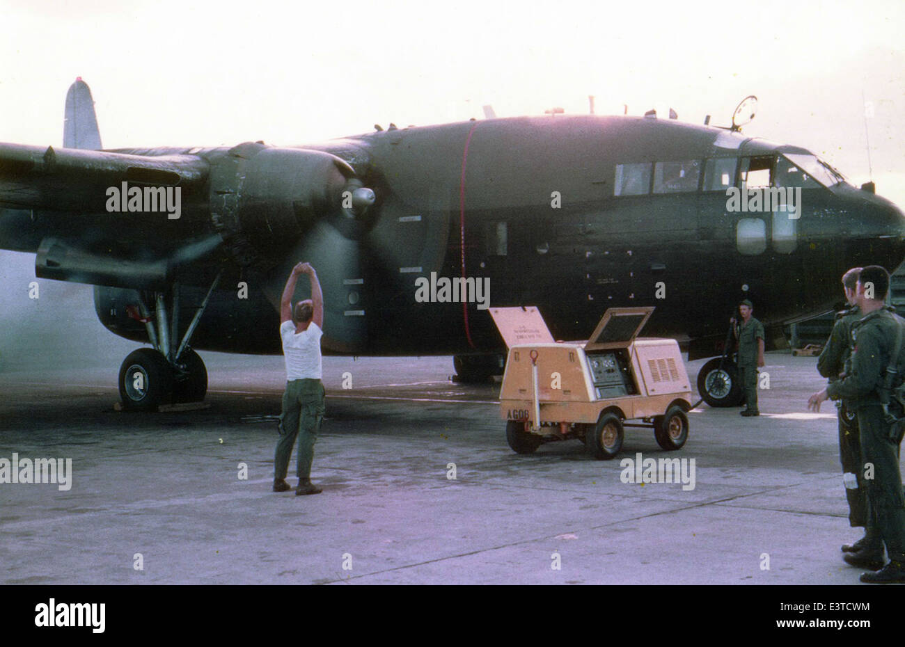 Fairchild AC-119G, 53-3136, 17th SOS, 1970, David O'Mara via Mutza ...