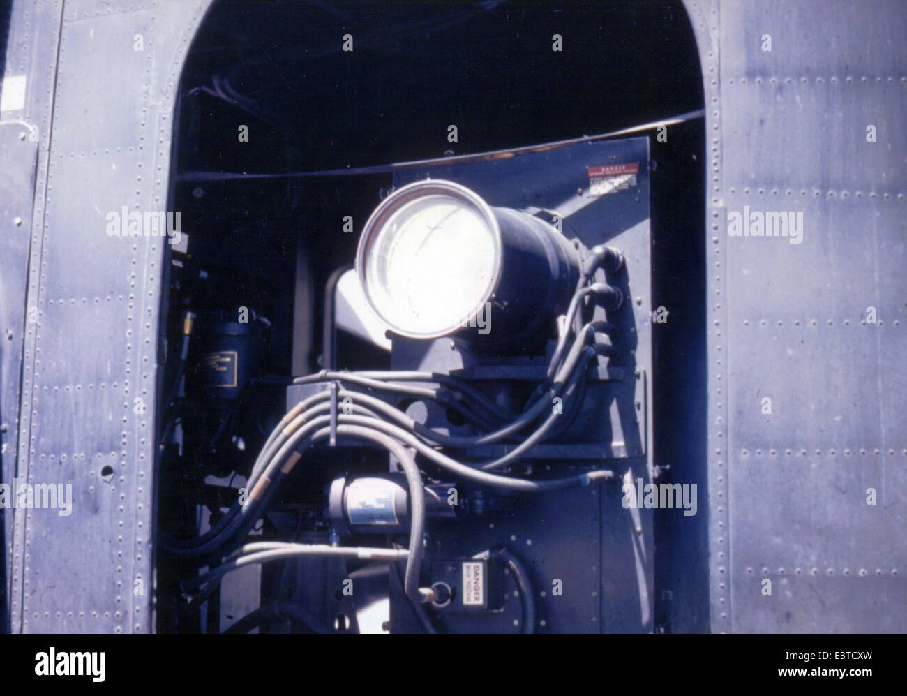 Fairchild AC-119K, stinger illuminator and gunners scanning position ...