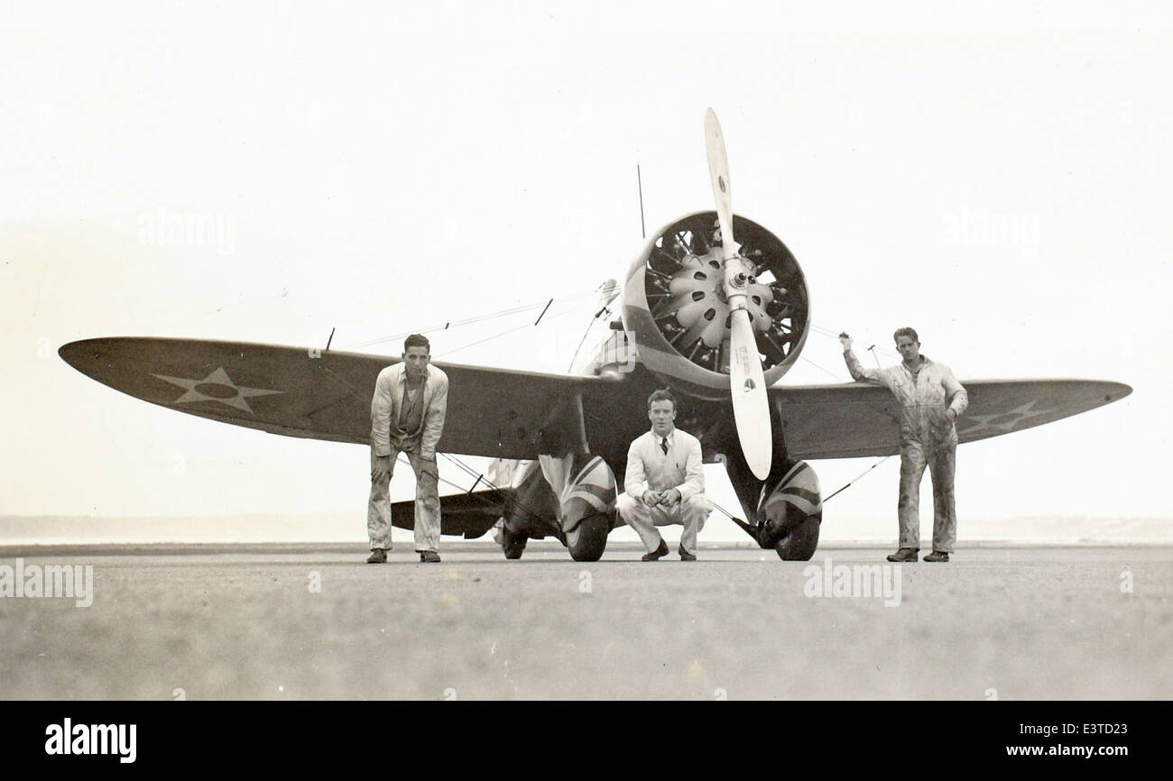 The P-26A, also known as the Peashooter, was an American biplane ...