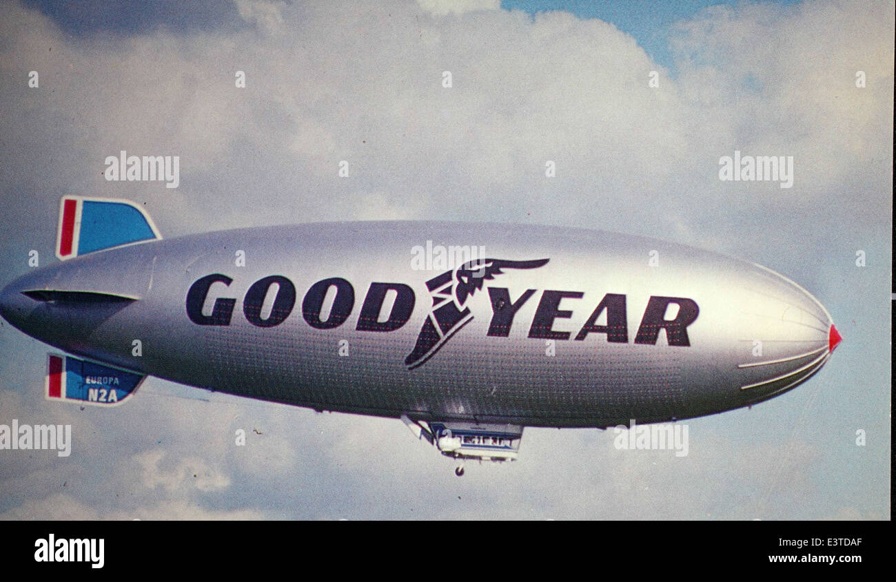 Goodyear blimp history hi-res stock photography and images - Alamy