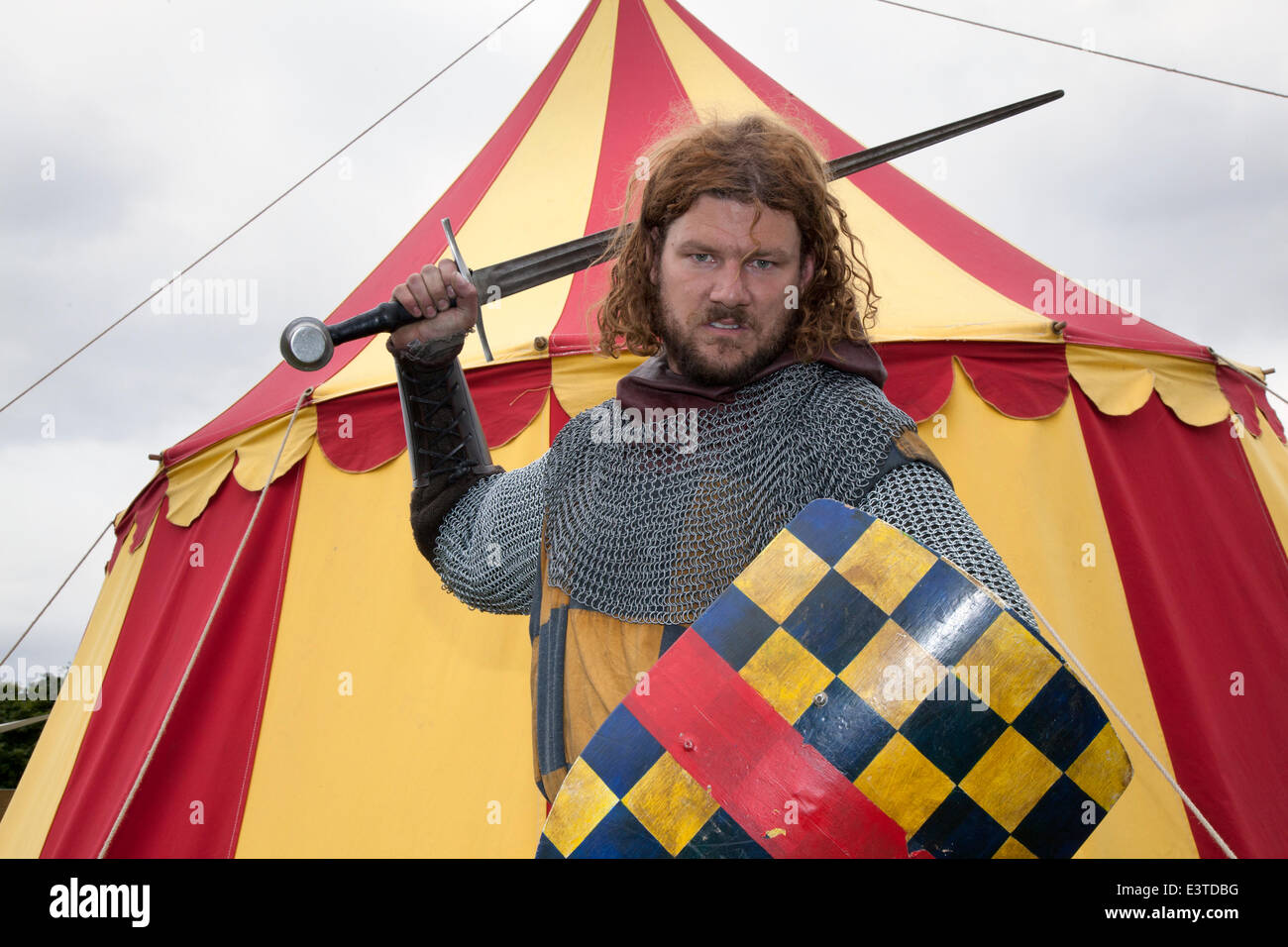 Medieval painted shield hi-res stock photography and images - Alamy