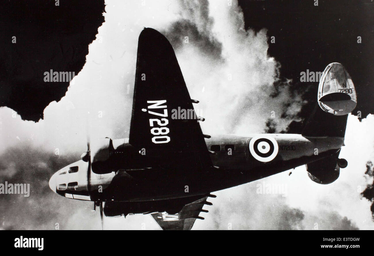 The Lockheed Hudson, model 414, was a light bomber used by the Royal ...