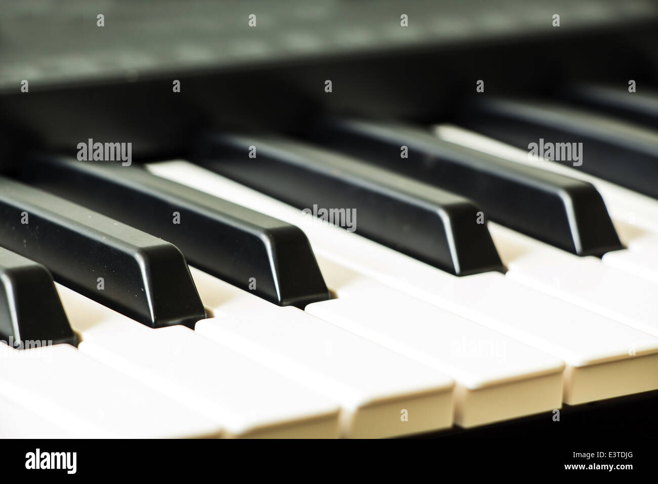 piano keys closeup monochrome Stock Photo - Alamy