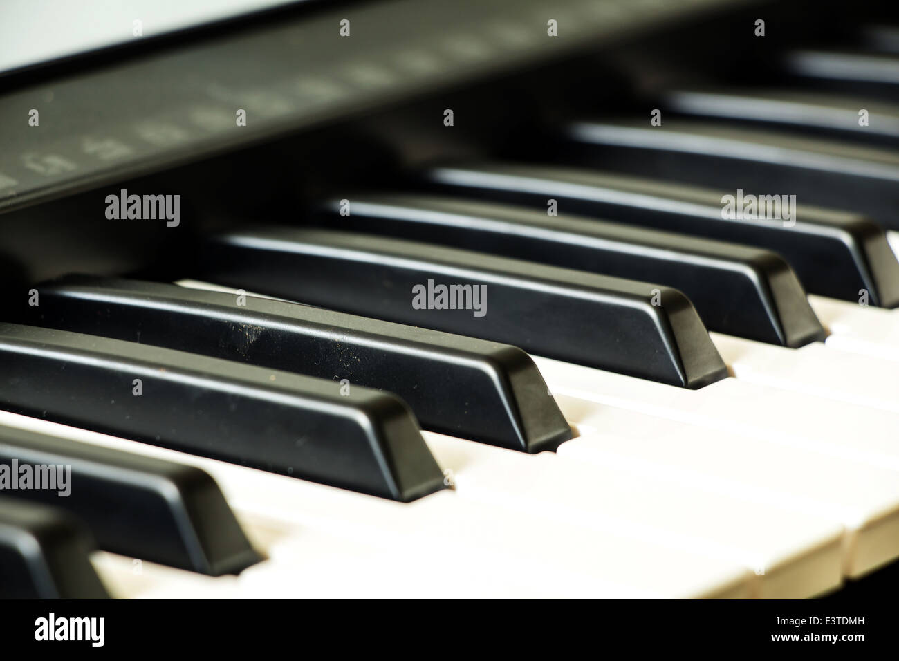 piano keys closeup monochrome Stock Photo - Alamy
