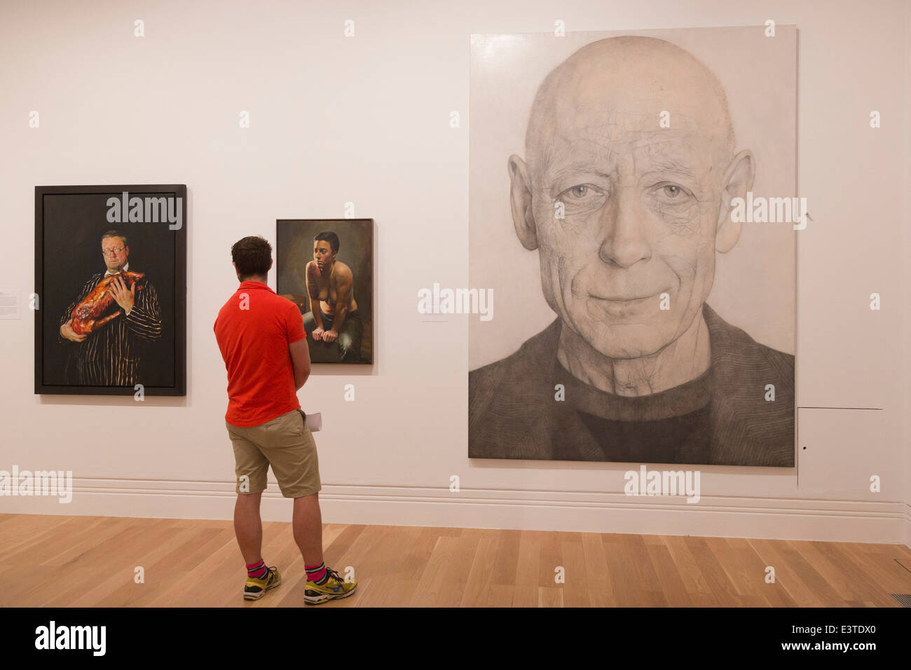 Press Preview of the BP Portrait Award 2014 at the National Portrait ...