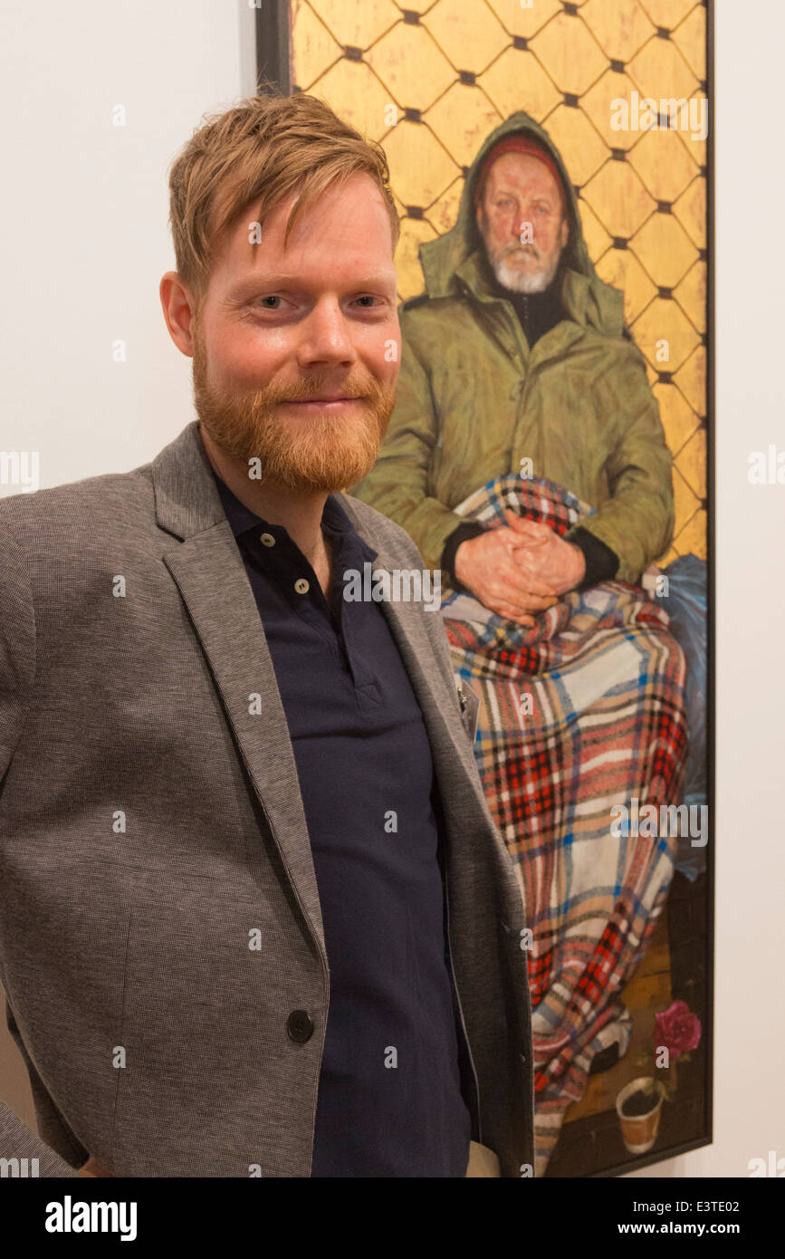 Press Preview of the BP Portrait Award 2014 at the National Portrait ...