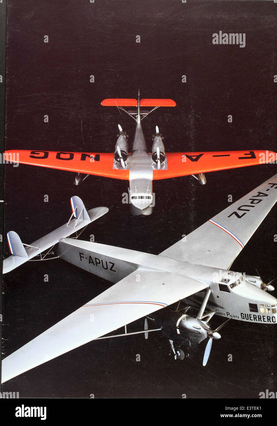 Air france menu collection hi-res stock photography and images - Alamy