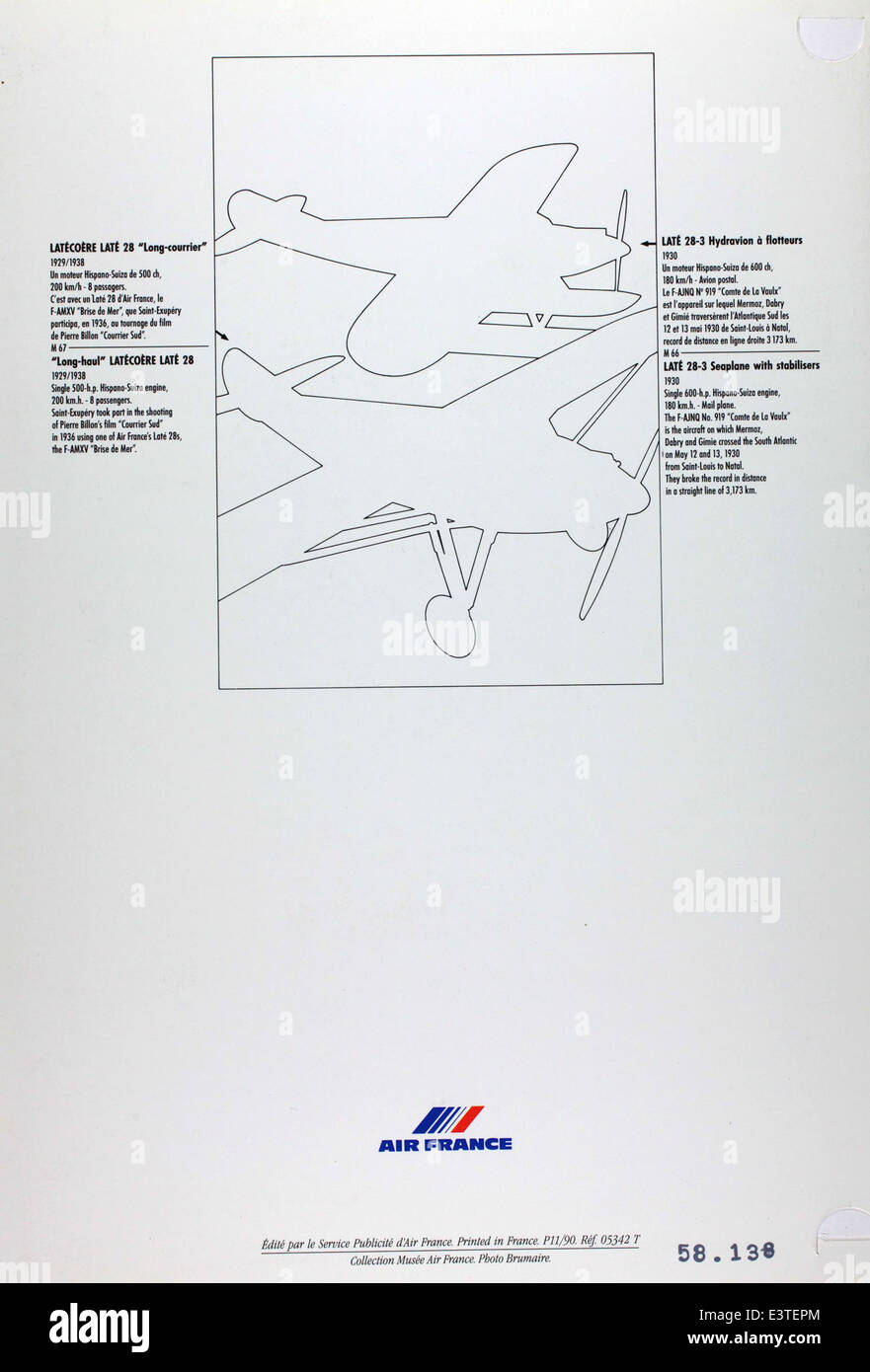 The Air France Menu Collection offers a glimpse into the dining ...