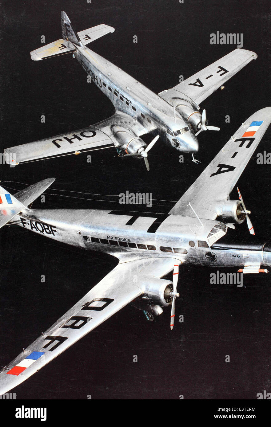 The Air France Menu Collection showcases a variety of in-flight menus ...