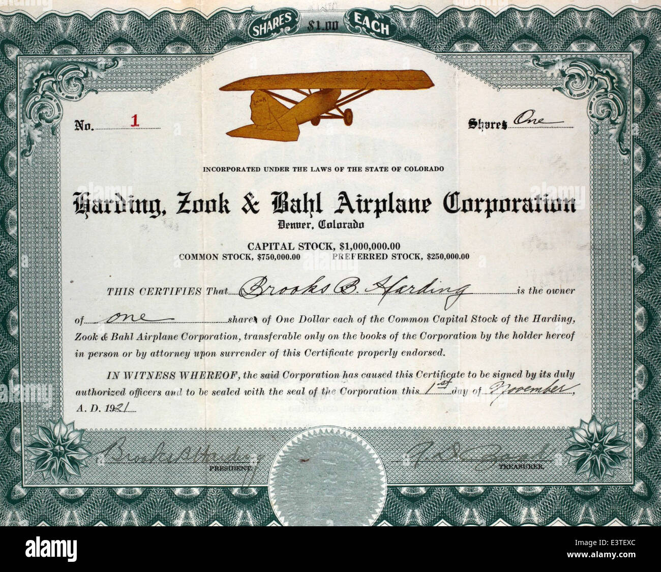 An image from the Errold Bahl Special Collection, focusing on aviation ...