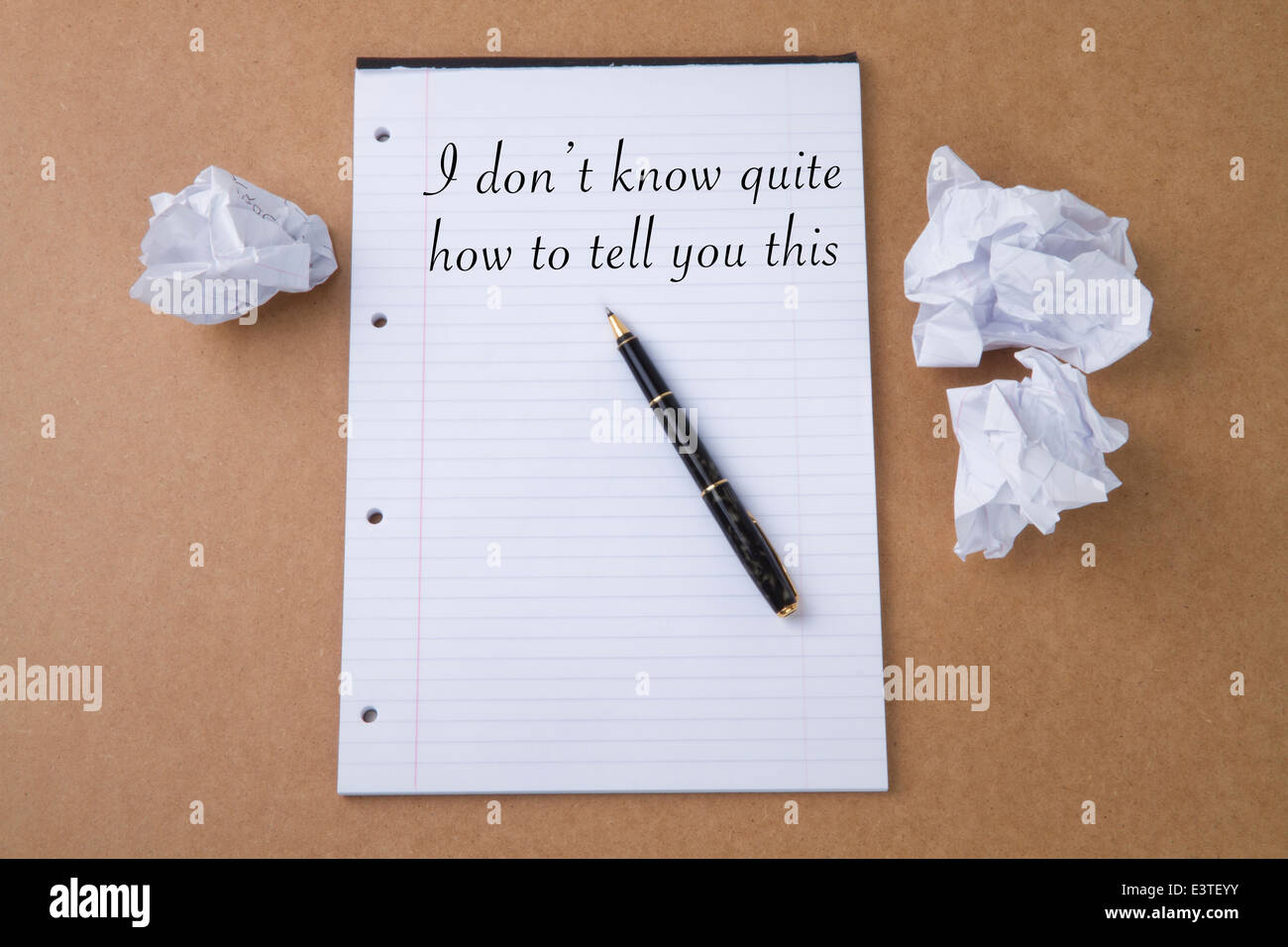 Felt tip pen notepad hi-res stock photography and images - Alamy