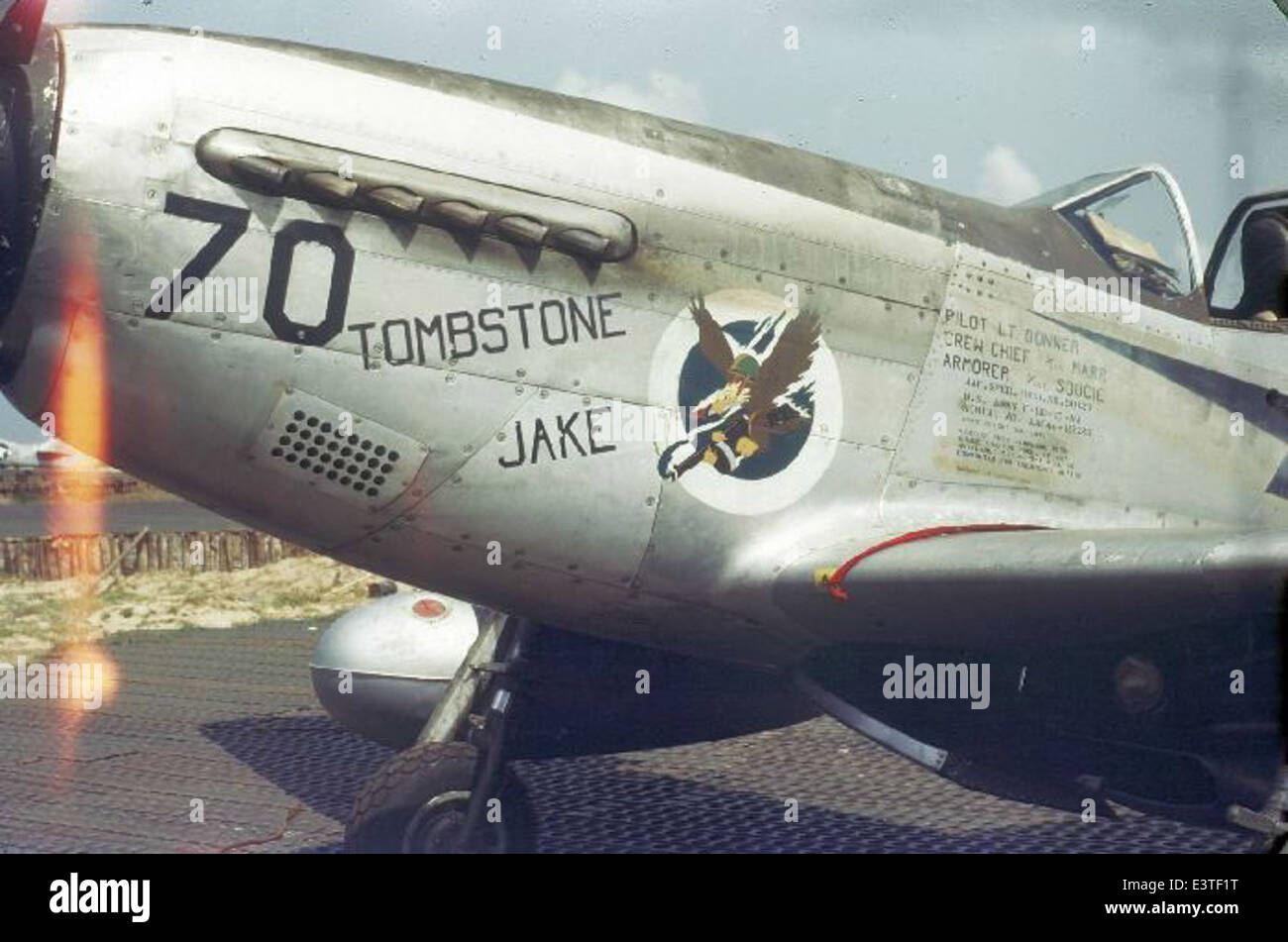 The North American F-6D was a reconnaissance version of the F-6 Mustang ...