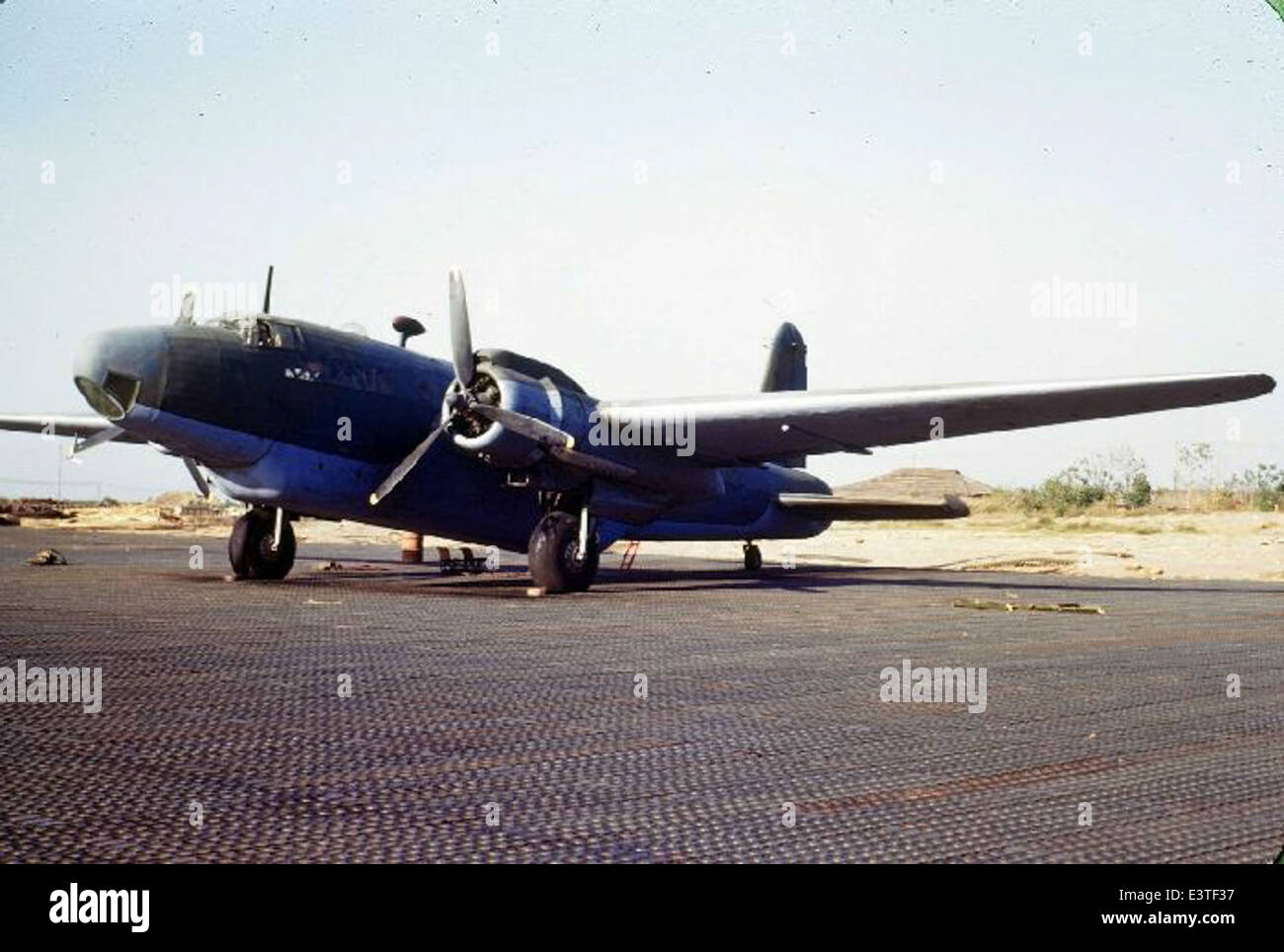 This image shows a Vickers Warwick C.Mk.III, a British bomber used ...
