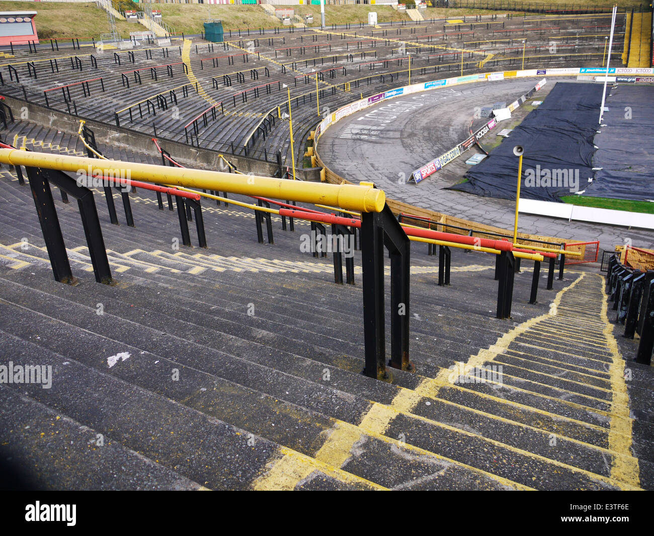 The extent of the standing terracing at the Provident Stadium. Odsal ...