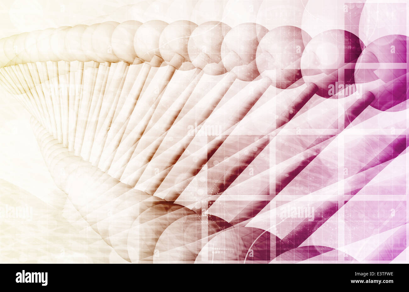 DNA Helix Structure with a Chemical Scheme Stock Photo - Alamy