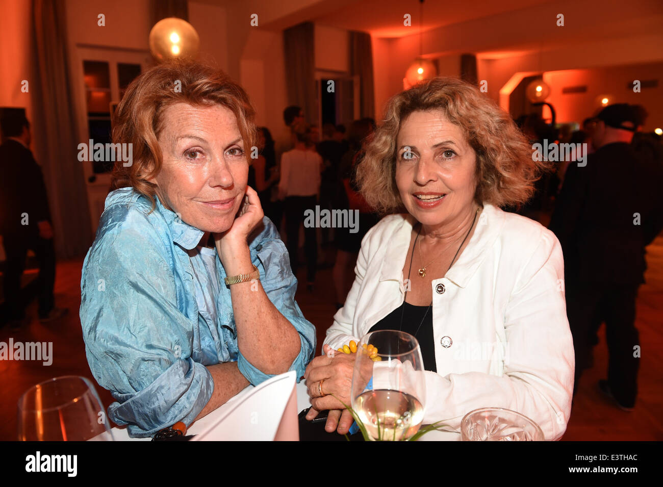 Munich, Germany. 28th June, 2014. Actresses Gabi Dohm (L) and Michaela ...