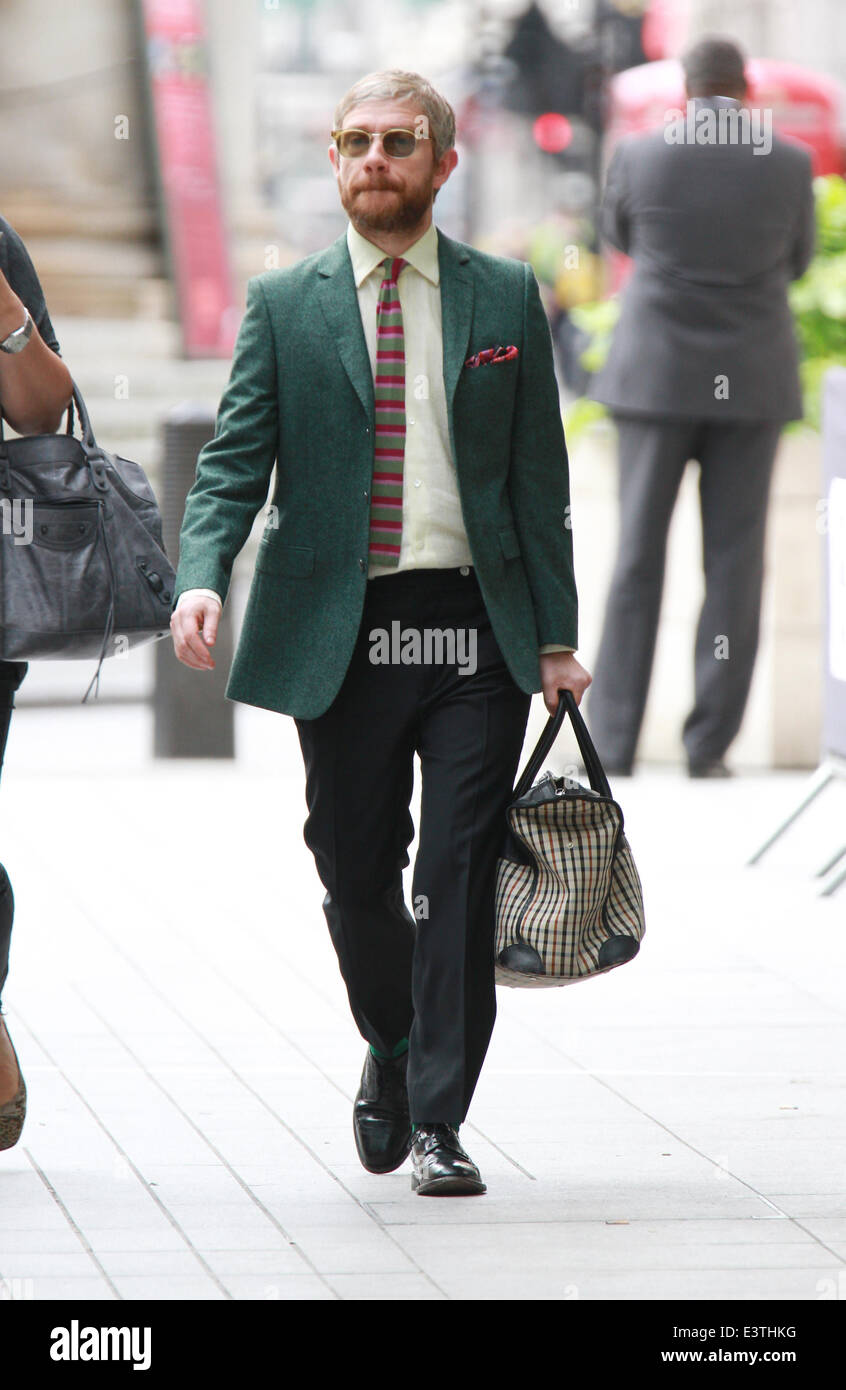 London, UK, 29th June 2014. Martin Freeman seen at the BBC building in ...