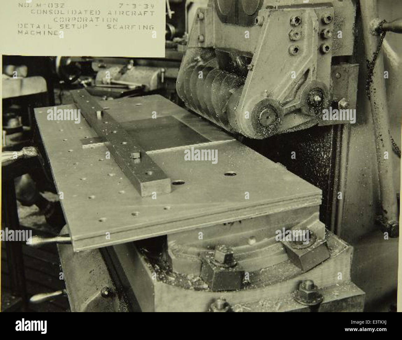 This photo shows factory scenes from the Consolidated/Convair plant in ...