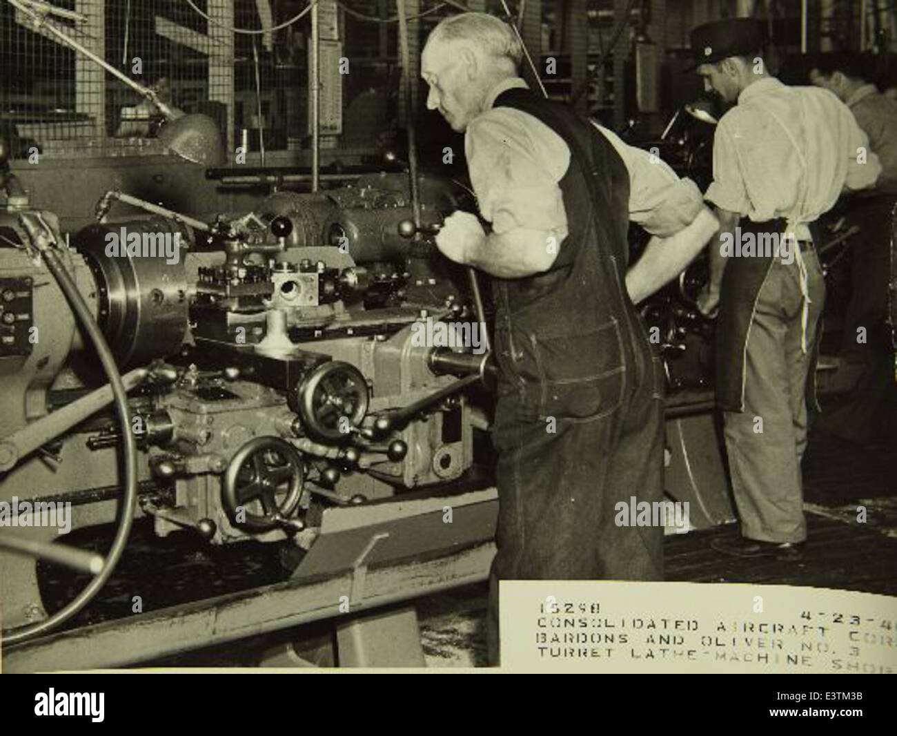 This image shows the Consolidated/Convair Aircraft Factory in San Diego ...