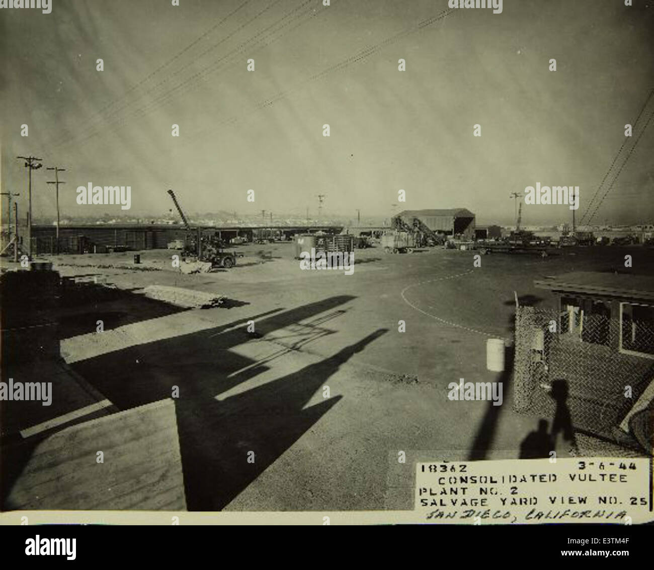 This photo captures the B-24 Liberator being constructed at the ...