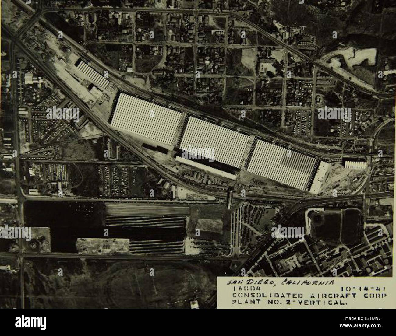 Plant #2 at the Consolidated/Convair Aircraft Factory in San Diego was ...