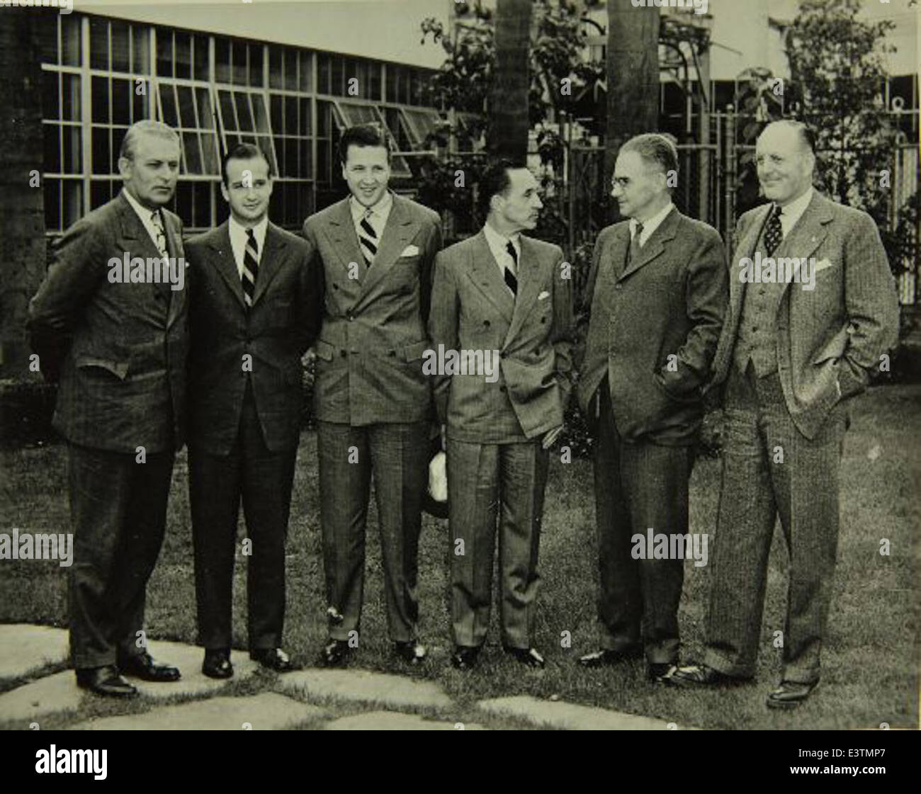 This image captures the Ford Reps at the Consolidated/Convair aircraft ...