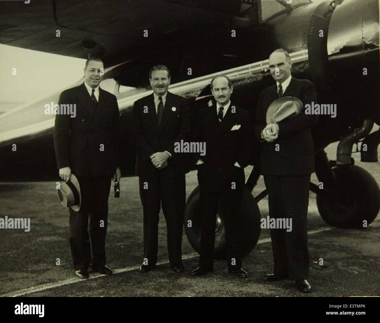 This image showcases Ford representatives at the Consolidated/Convair ...