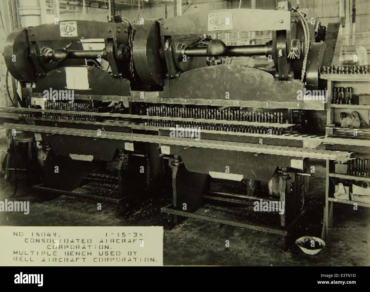 Machine Shop : Consolidated/Convair Aircraft Factory San Diego Stock ...