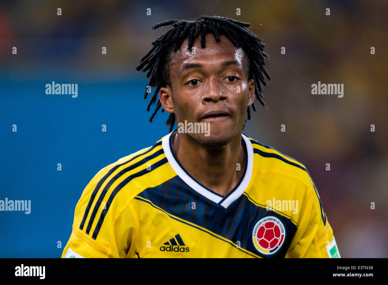 Rio de Janeiro, Brazil. 28th June, 2014. Juan Cuadrado (COL) Football ...