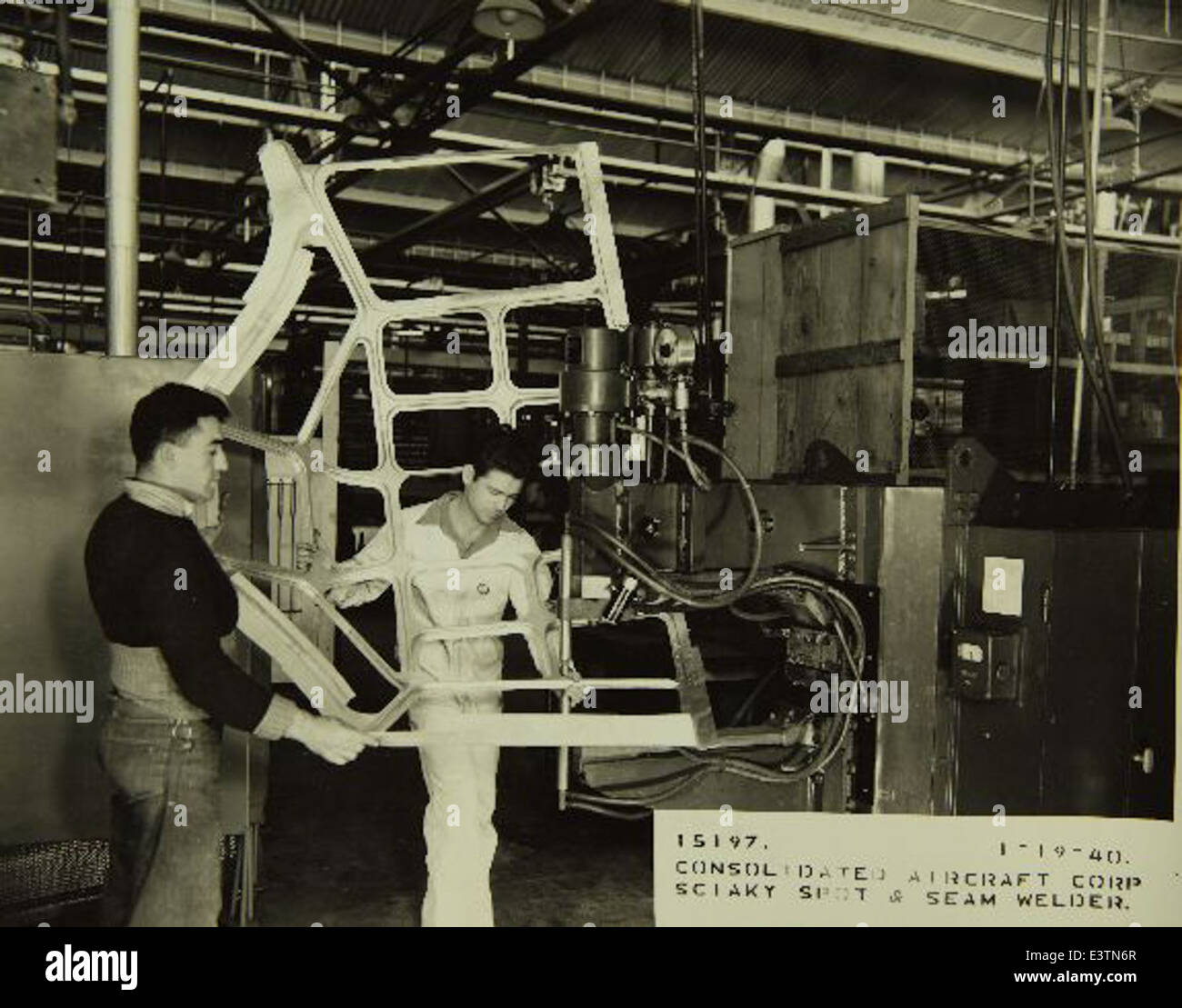 This photo shows the interior of the Consolidated/Convair aircraft ...