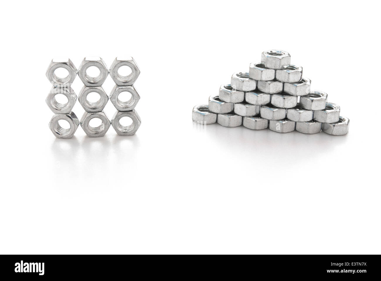 Hexagonal nuts hi-res stock photography and images - Alamy