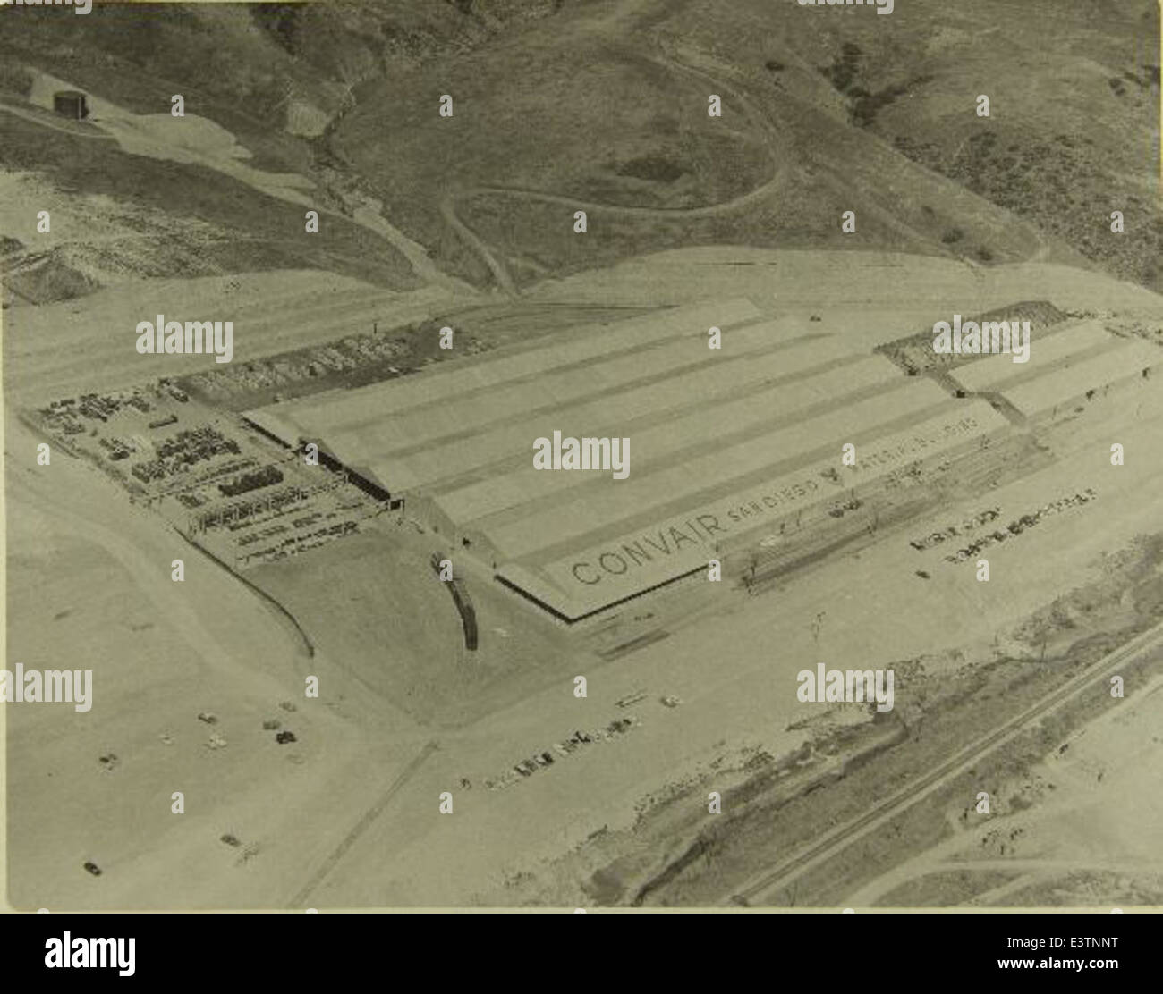 Rose Canyon : Consolidated/Convair Aircraft Factory San Diego Stock ...