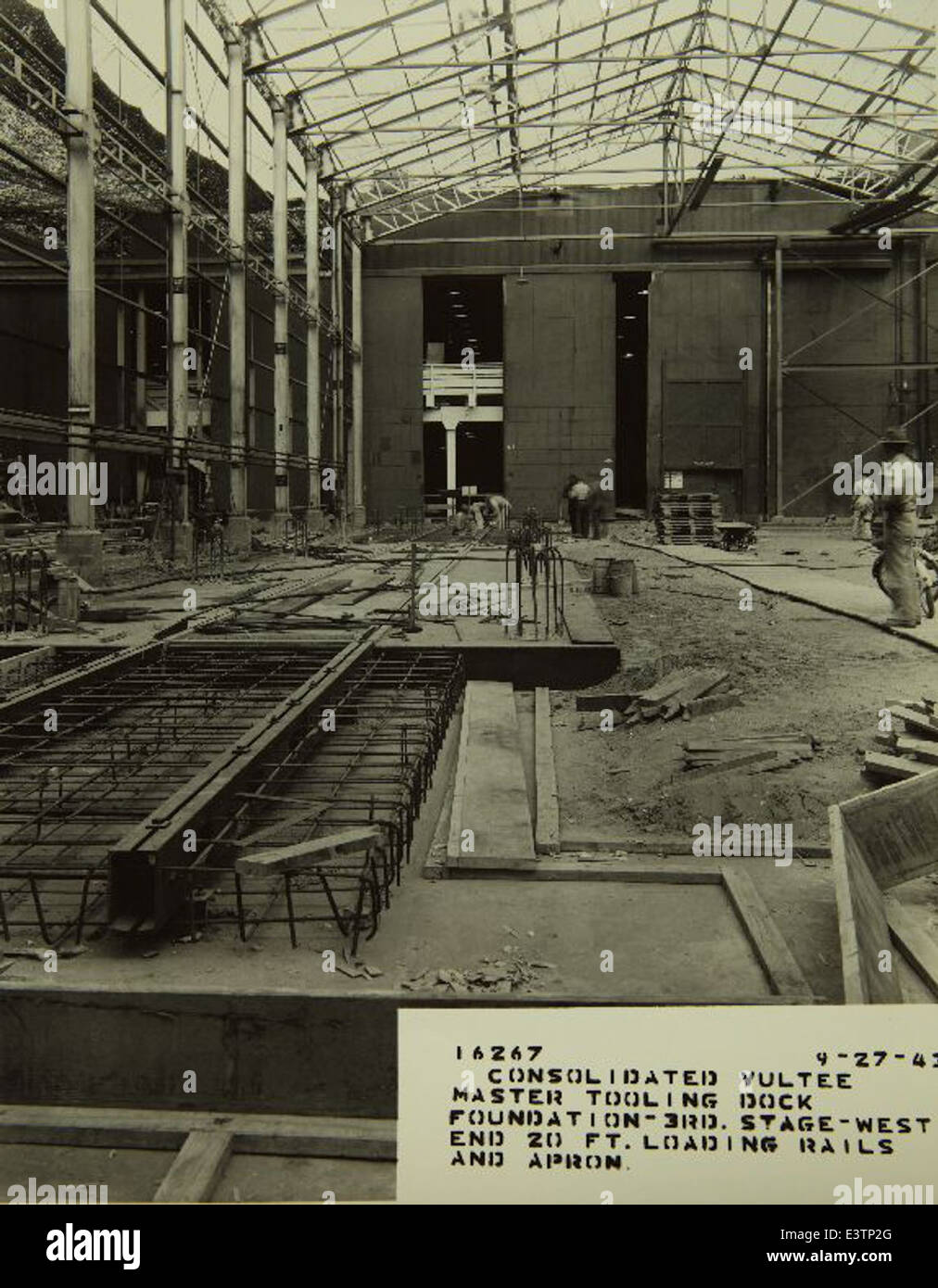 Images of the Consolidated/Convair aircraft factory in San Diego depict ...