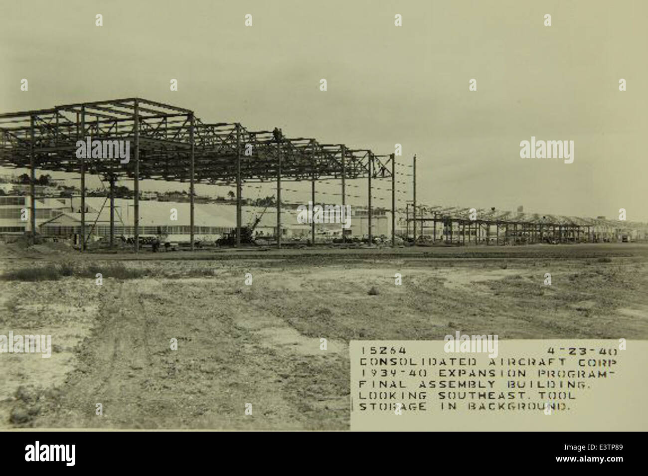 The Consolidated/Convair Aircraft Factory in San Diego was a major site ...