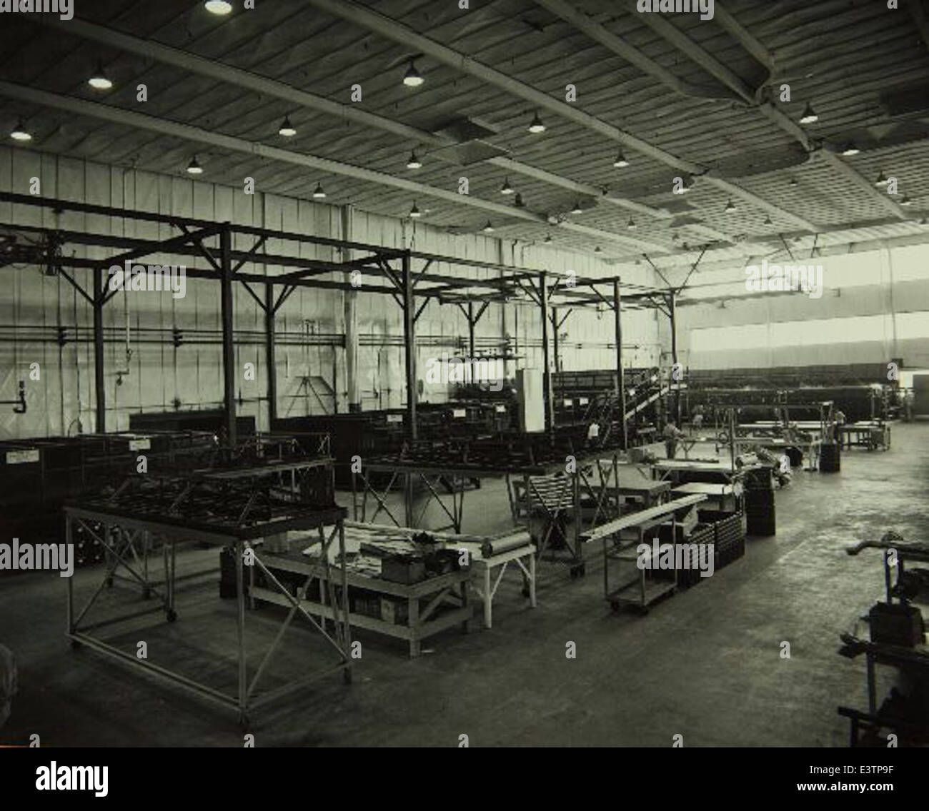 This image depicts the Consolidated/Convair Aircraft Factory in San ...