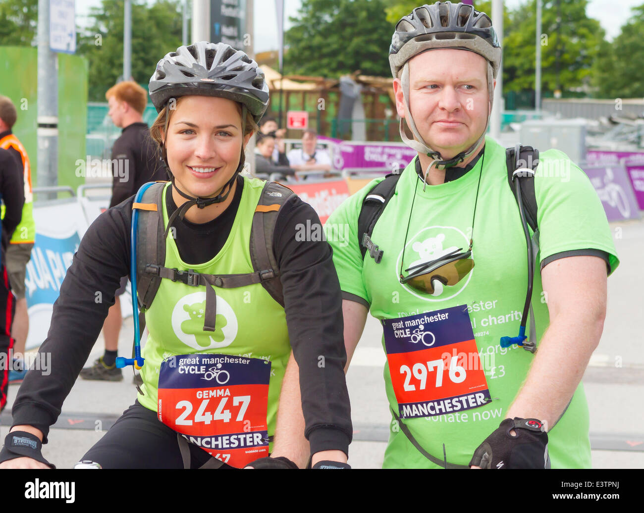 Manchester, UK. 29th June, 2014. Thousands of cyclists take part in The ...
